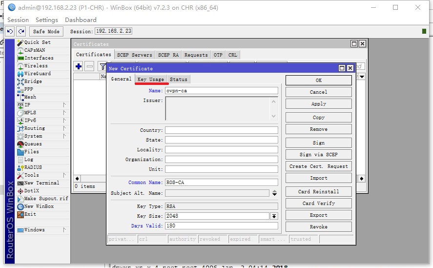 RouterOS 7.x版本搭建OpenVPN服务端（并使用Win 10作为客户端链接）-Linux Study Lab