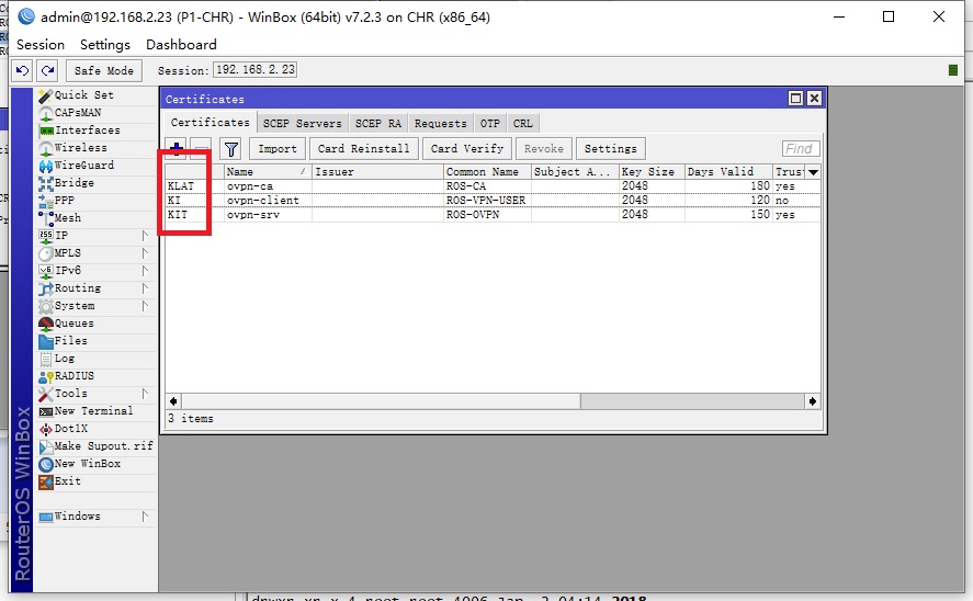 RouterOS 7.x版本搭建OpenVPN服务端（并使用Win 10作为客户端链接）-Linux Study Lab